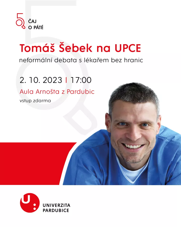 Tomáš Šebek na UPCE | Univerzita Pardubice